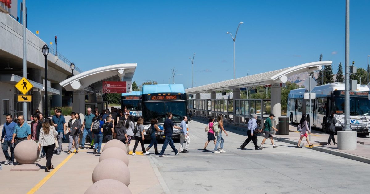 New transit centers bring buses and light rail to South Bay, BART ...